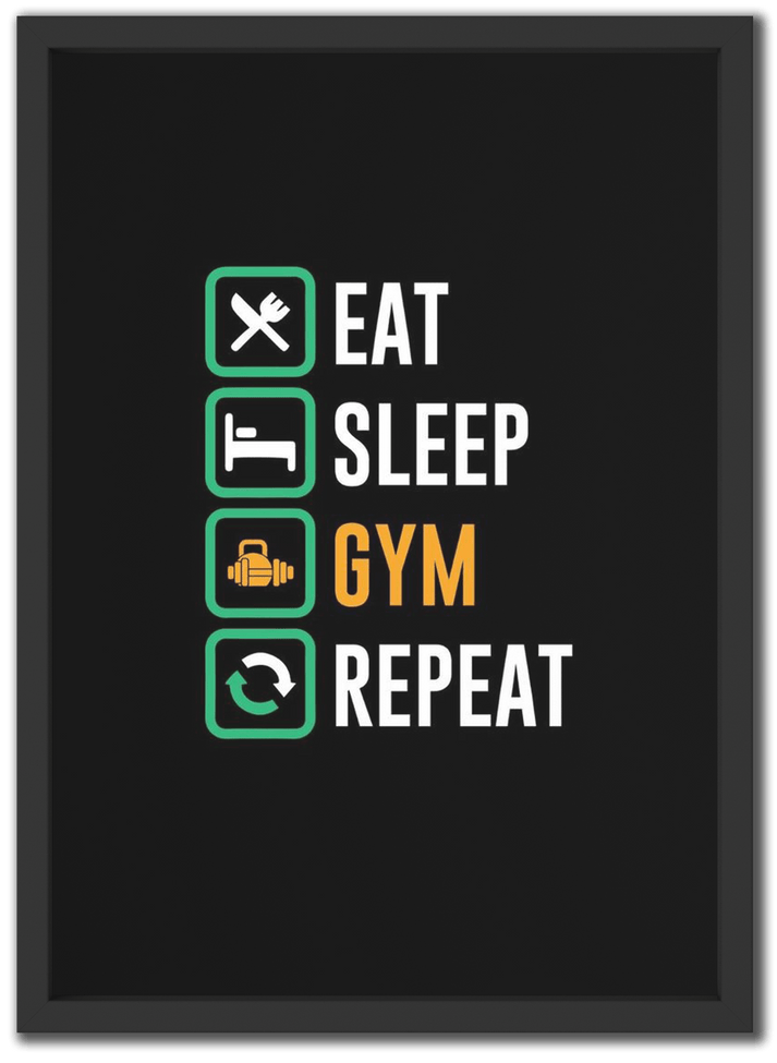 Gym Bro Routine Visualized