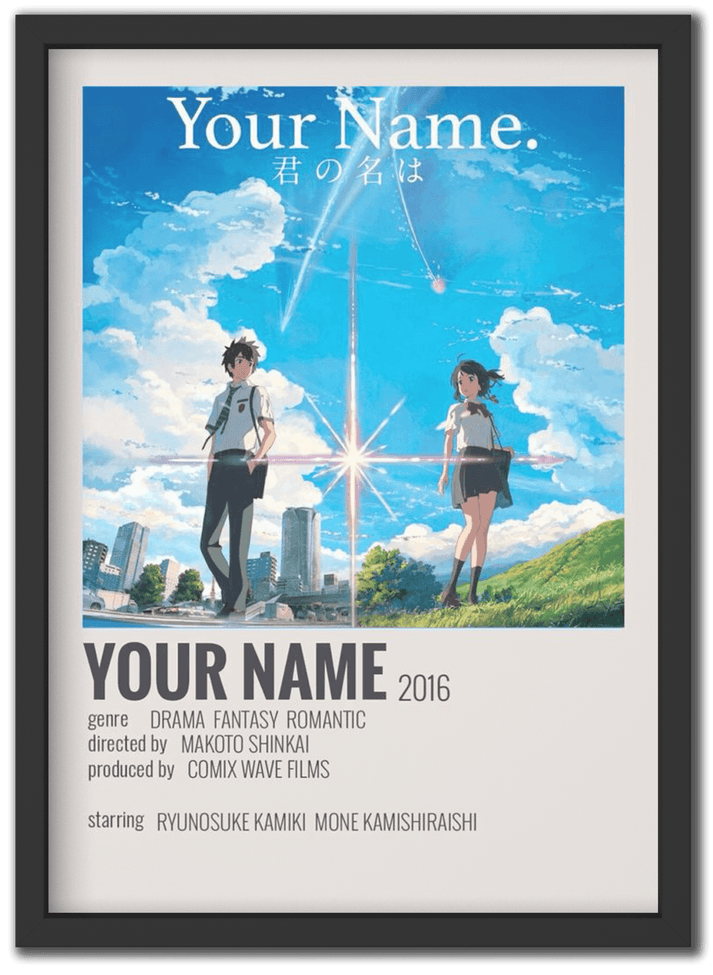 Your Name - Credits – Visualized