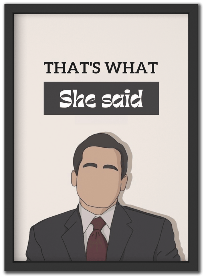 That's What She Said – Visualized