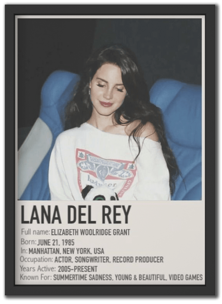 Lana Del Rey - Biography – Visualized